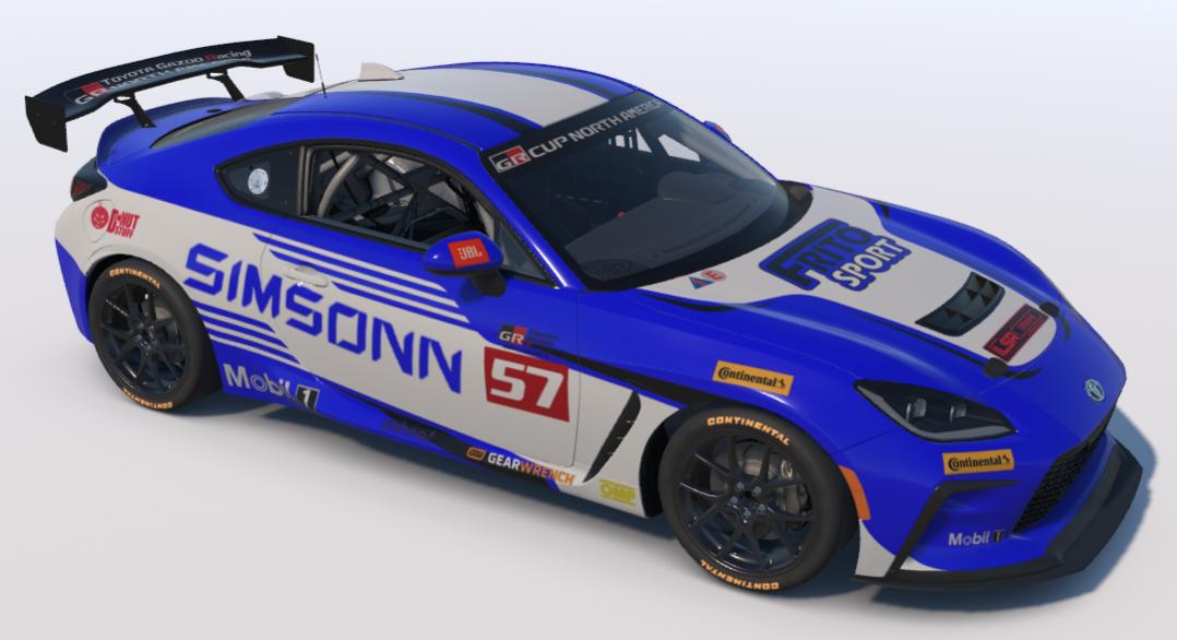 Toyota GR86 FRITOSPORT 2025 SIMSONN pedals by Edgar S. - Trading Paints