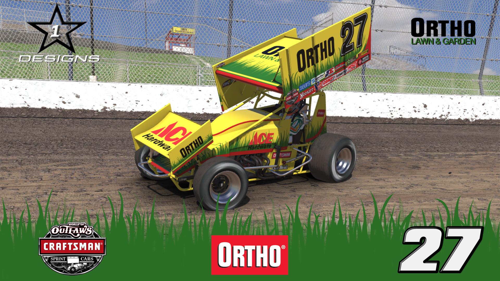ORTHO Lawn Care Sprint Car by Nicholas Orth - Trading Paints