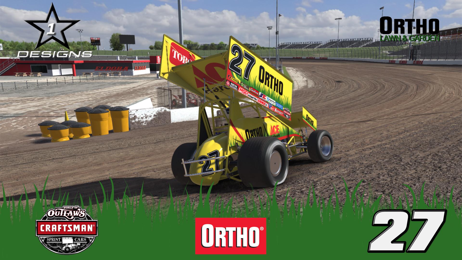 ORTHO Lawn Care Sprint Car by Nicholas Orth - Trading Paints