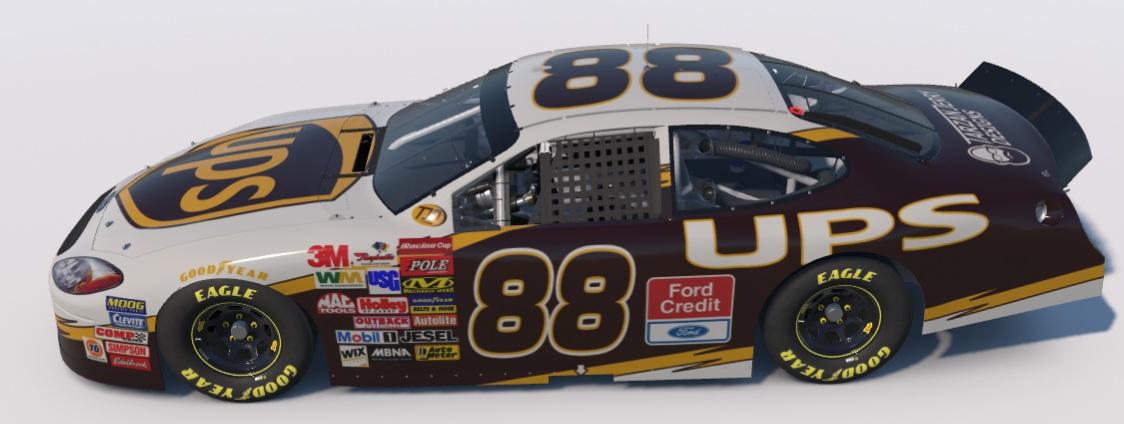 Dale Jarrett UPS Throwback by Jerry Bynum - Trading Paints