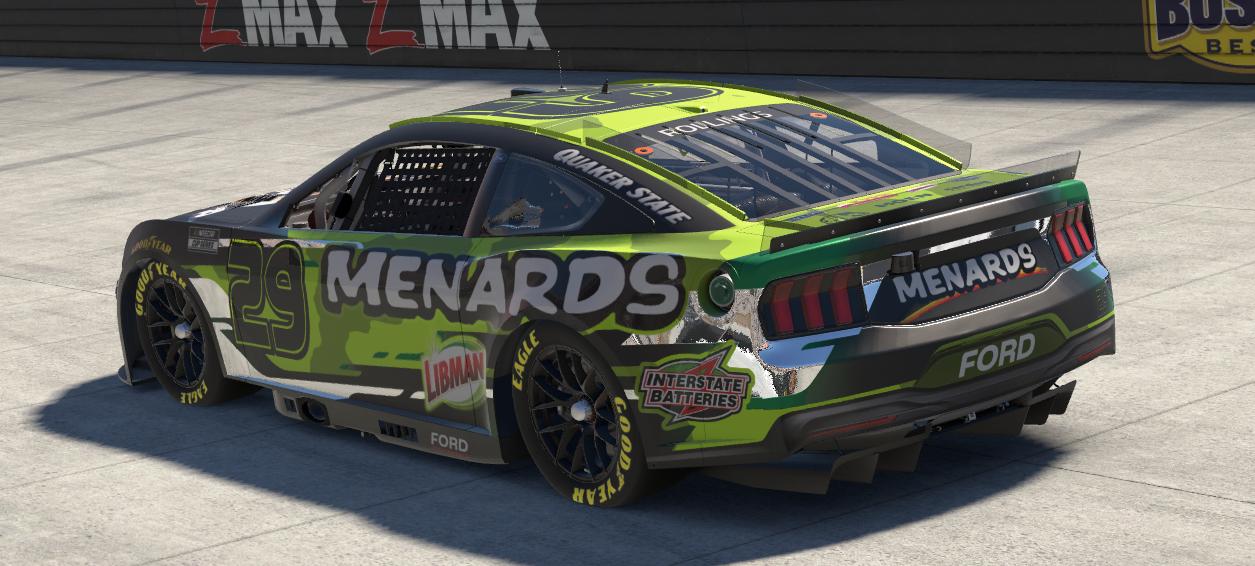 Menards NASCAR Next Gen Ford Mustang by Christopher R. - Trading Paints