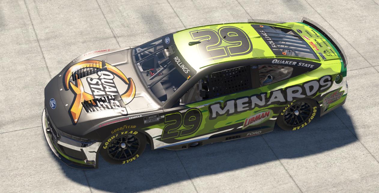 Menards NASCAR Next Gen Ford Mustang by Christopher R. - Trading Paints