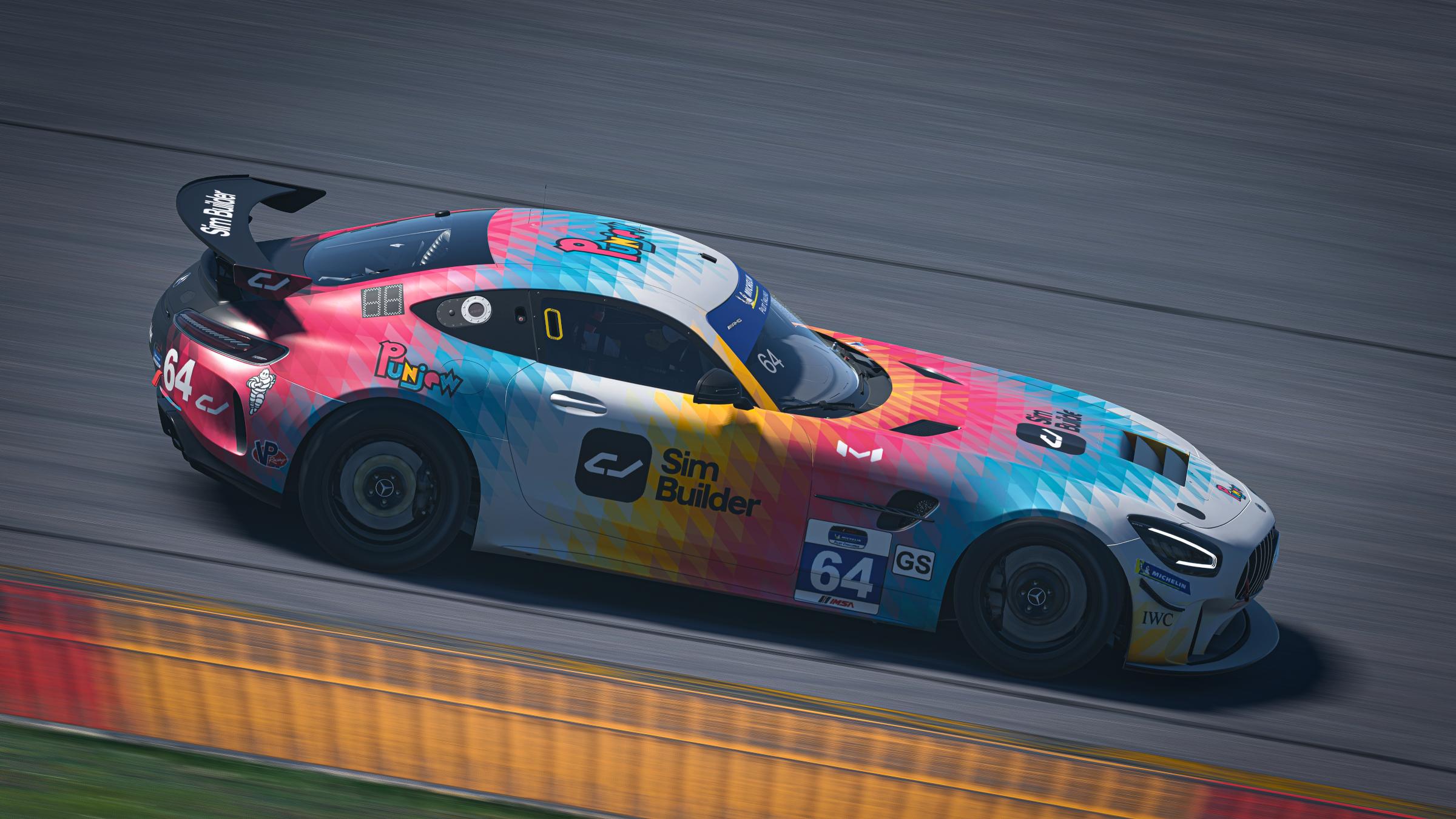 Puncrew Mercedes AMG GT4 by Mark D Reed - Trading Paints