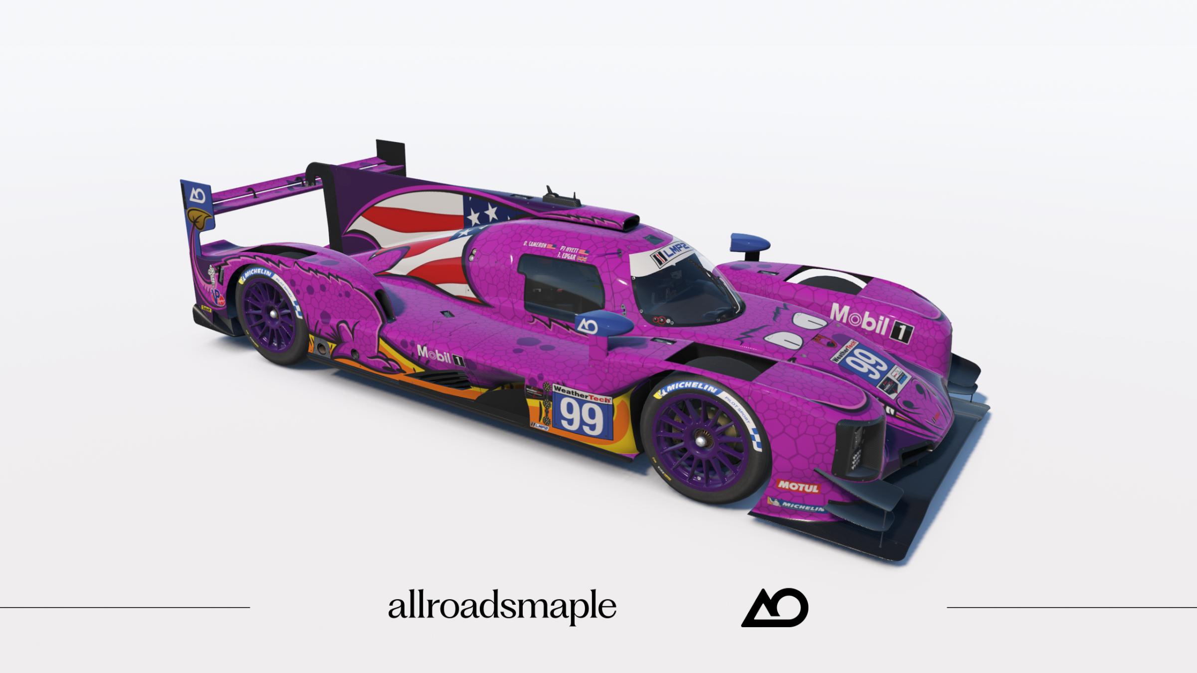 2025 AO Racing LMP #99 - Spike the LMP2 Dragon - Post Le Mans Watkins ...