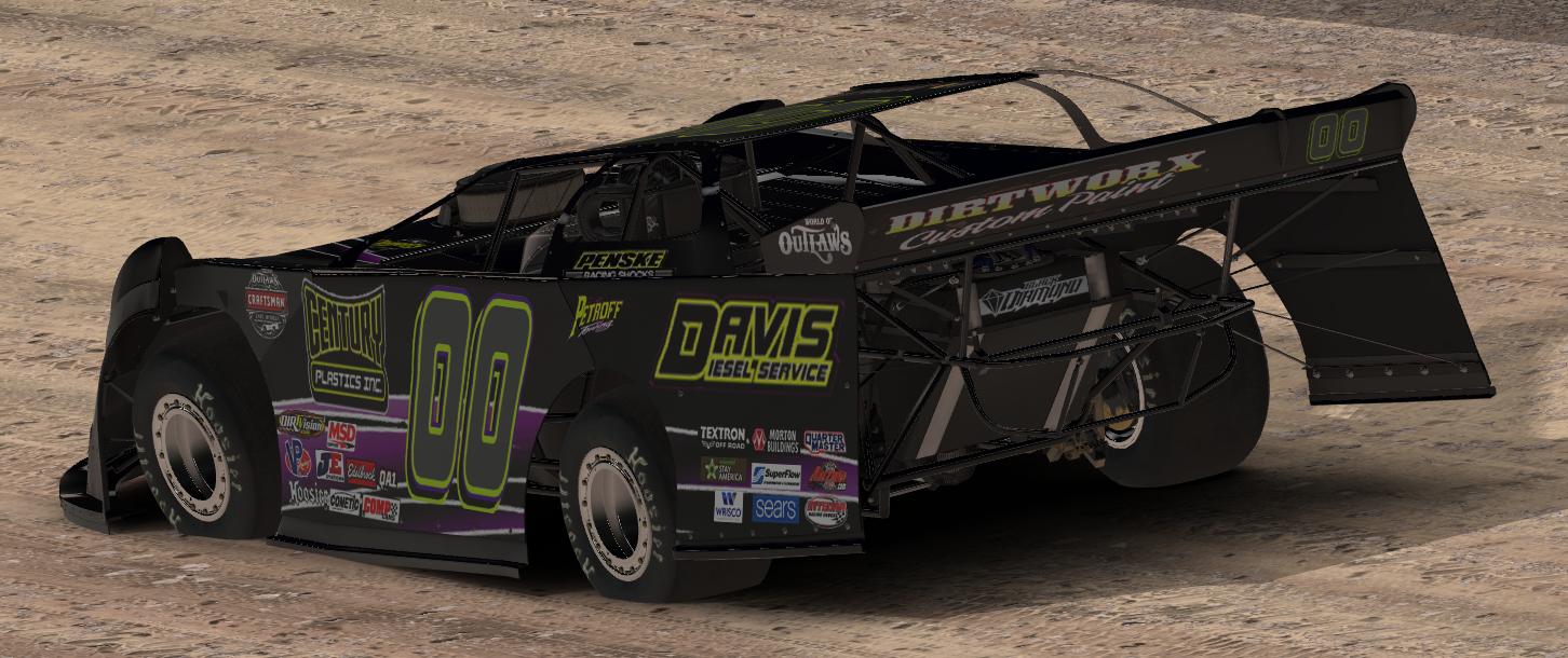 Dirt Late Model Chris Madden by Tony Gray - Trading Paints