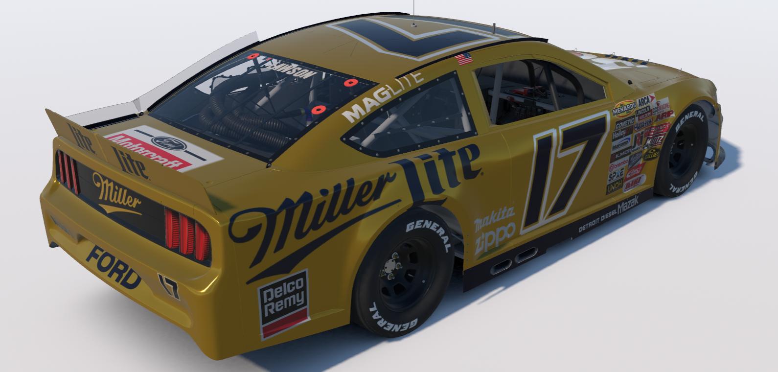 50th Anniversary Miller Lite ARCA Ford Mustang by Ronald Lawson2 ...