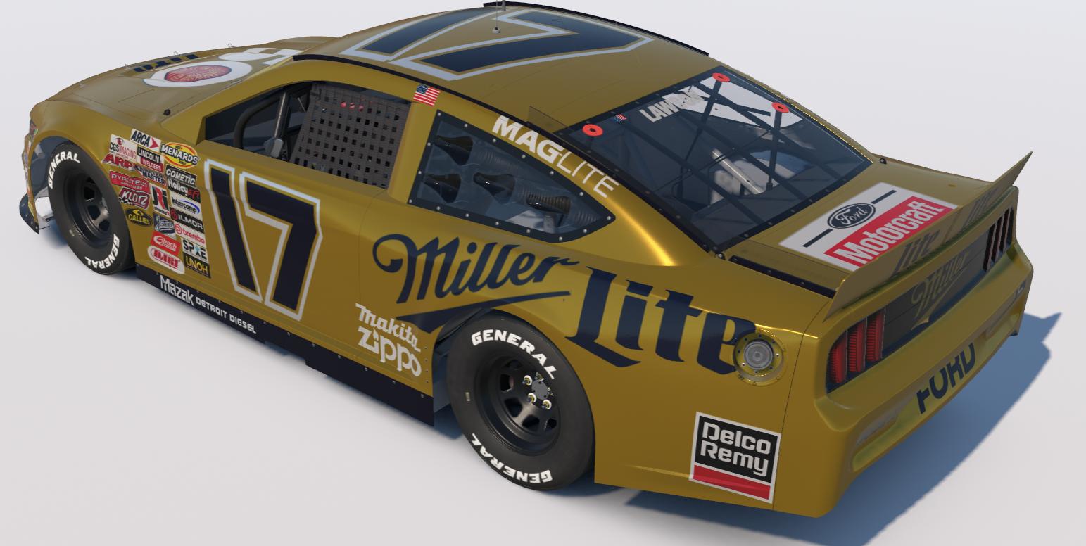 50th Anniversary Miller Lite ARCA Ford Mustang by Ronald Lawson2 ...