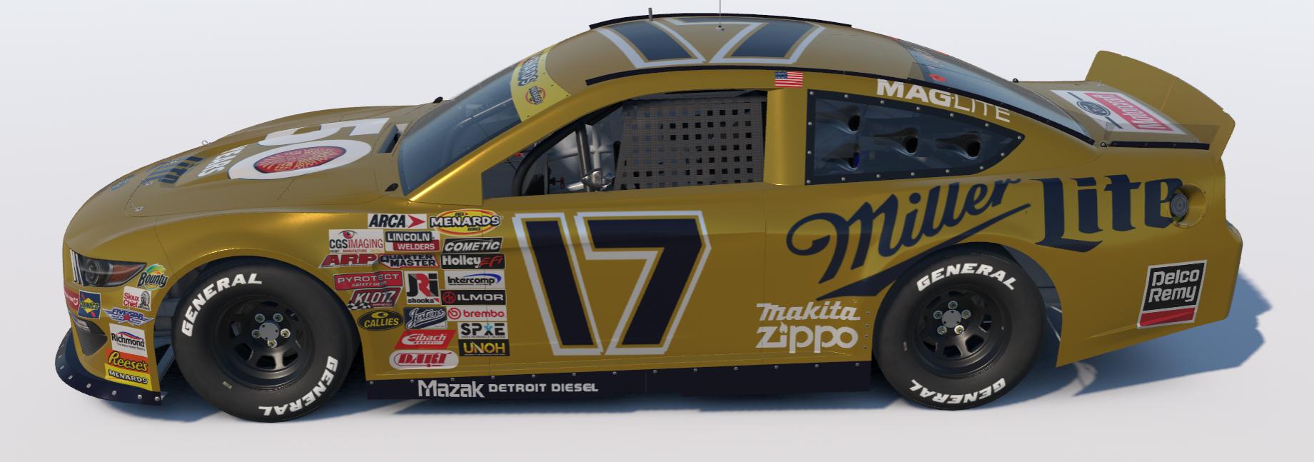 50th Anniversary Miller Lite ARCA Ford Mustang by Ronald Lawson2 ...