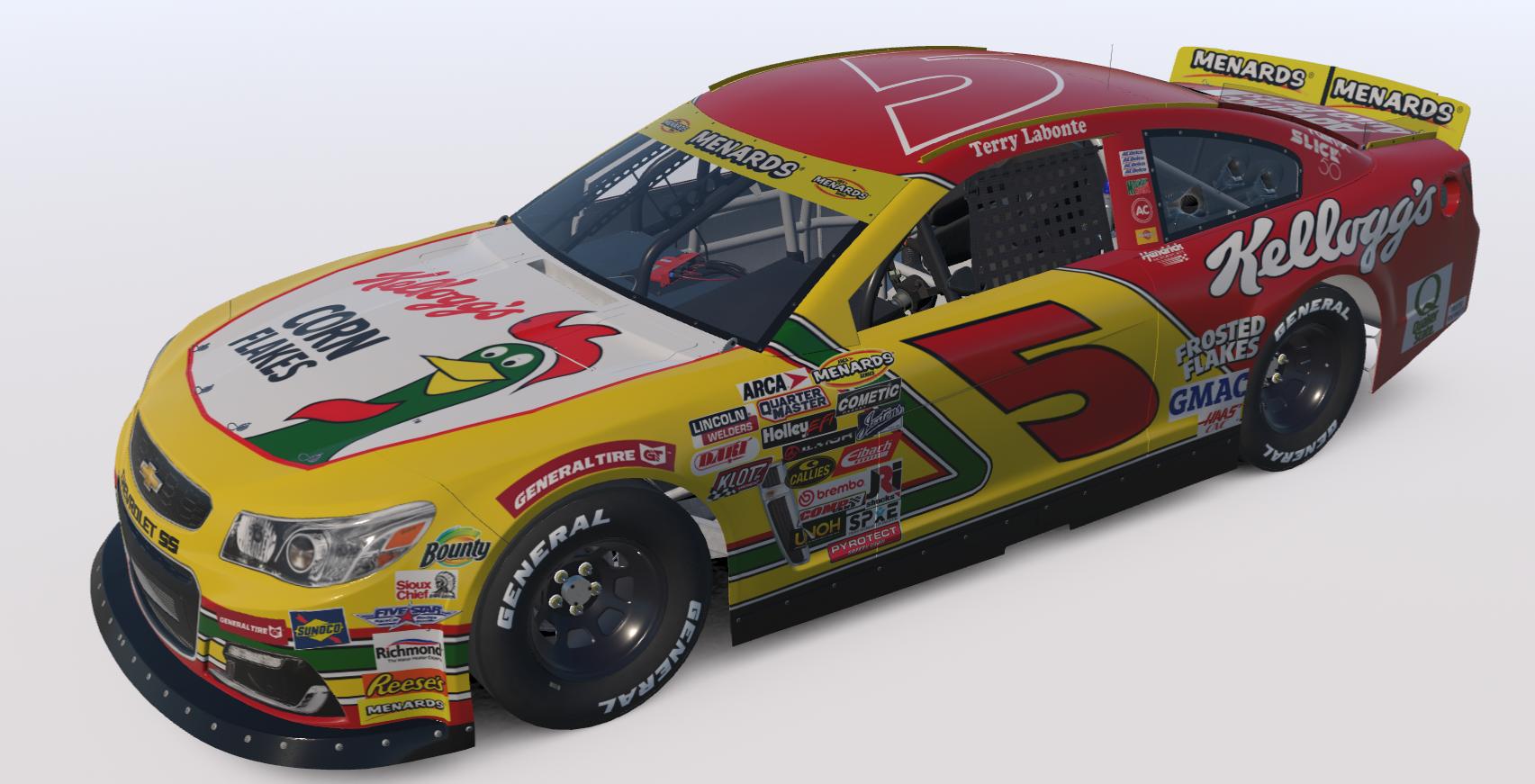 Terry Labonte 98-99 Kelloggs Arca Chevy W Numbers by Josh Bearden ...