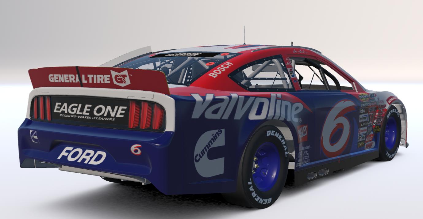 Mark Martin 2000 Valvoline Arca Mustang No Number by Josh Bearden ...