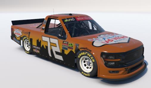 2025 Cort Hansen #72 ARC Truck Series by Cort Hansen - Trading Paints