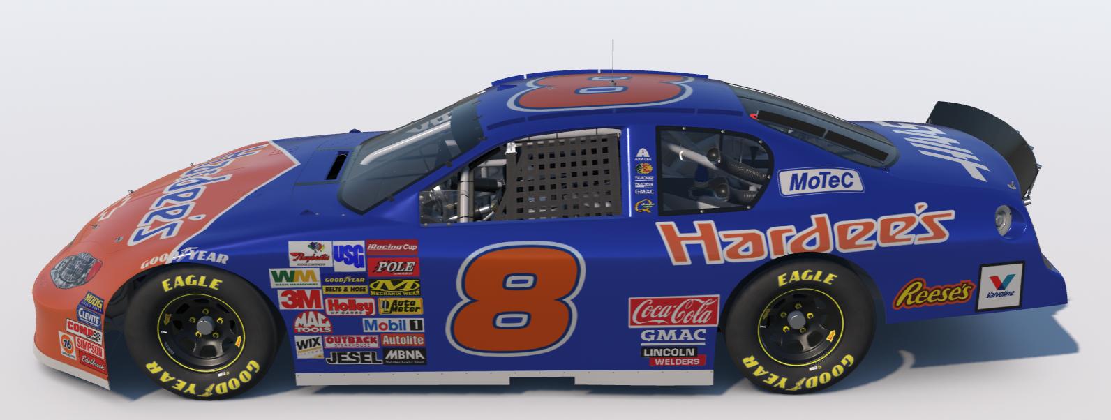 Hardees Gen 4 Chevrolet Monte Carlo 2003 by Ronald Lawson2 - Trading Paints