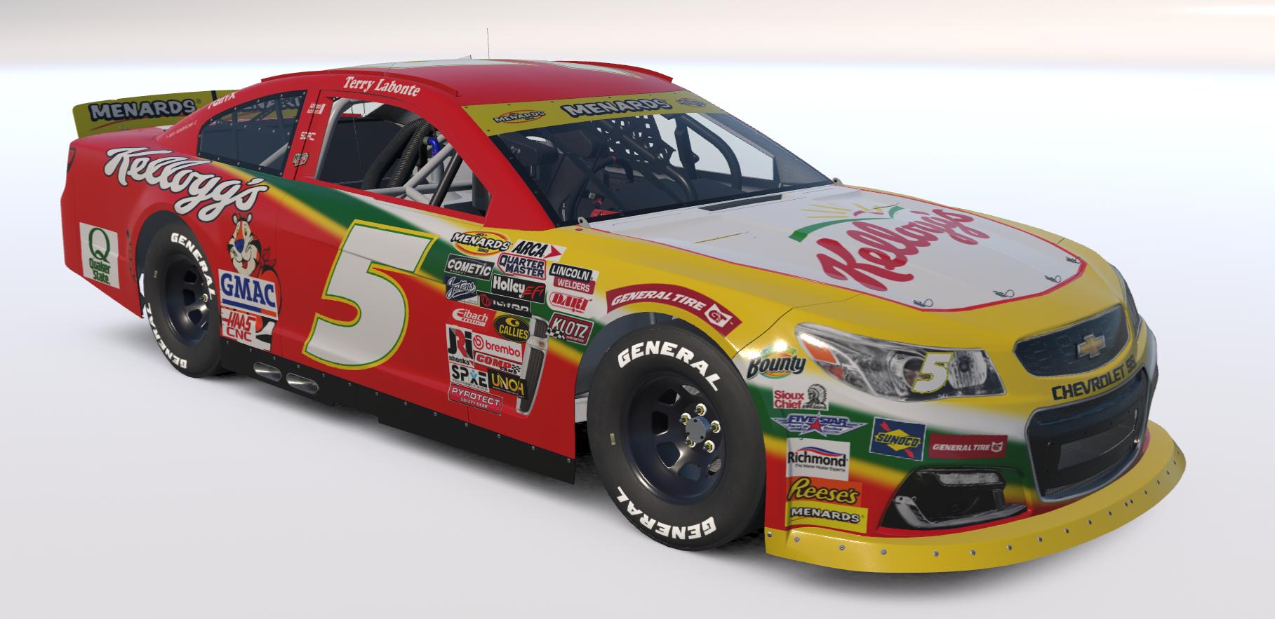 Terry Labonte 2000 Kelloggs Chevy W Number by Josh Bearden - Trading Paints
