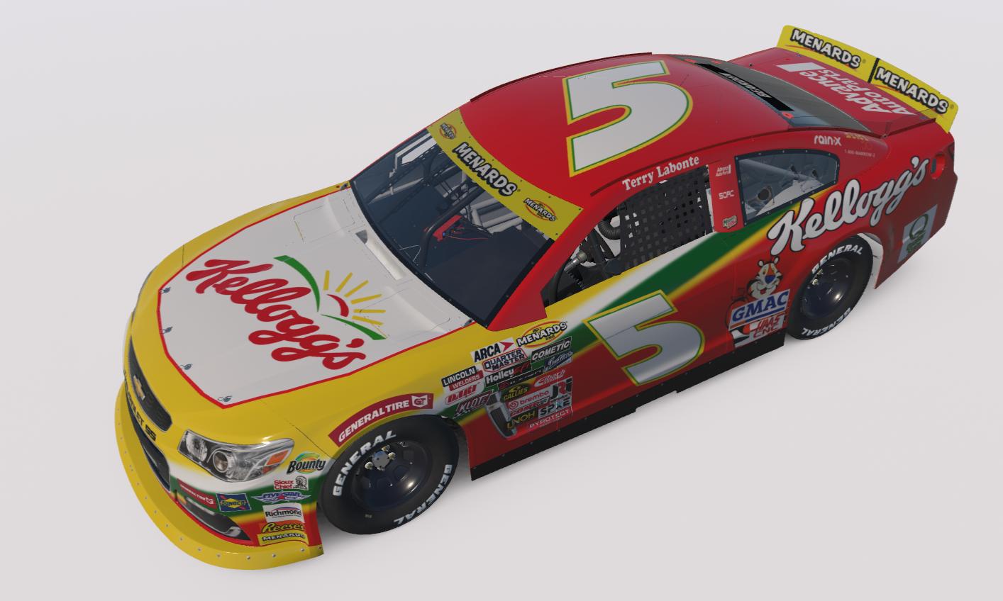 Terry Labonte 2000 Kelloggs Chevy W Number by Josh Bearden - Trading Paints