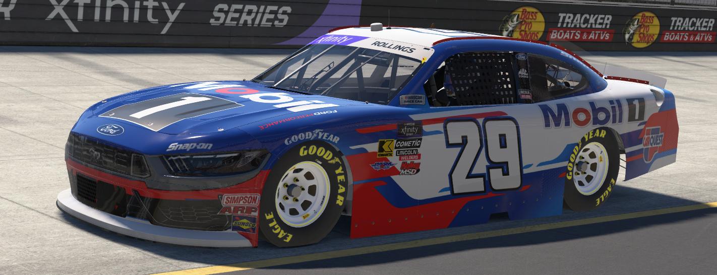 Mobil 1 NASCAR XFINITY Ford Mustang by Christopher R. - Trading Paints