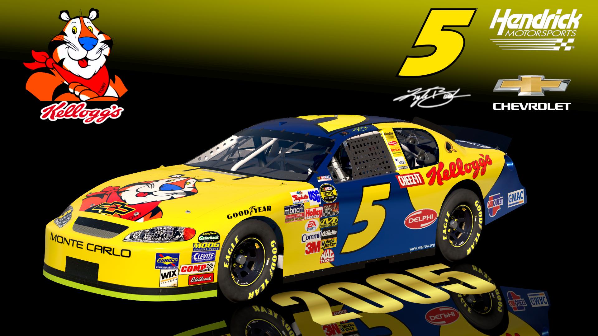 (SS) 2005 #5 Kyle Busch Kelloggs v2 Chevrolet Monte Carlo by Christian ...