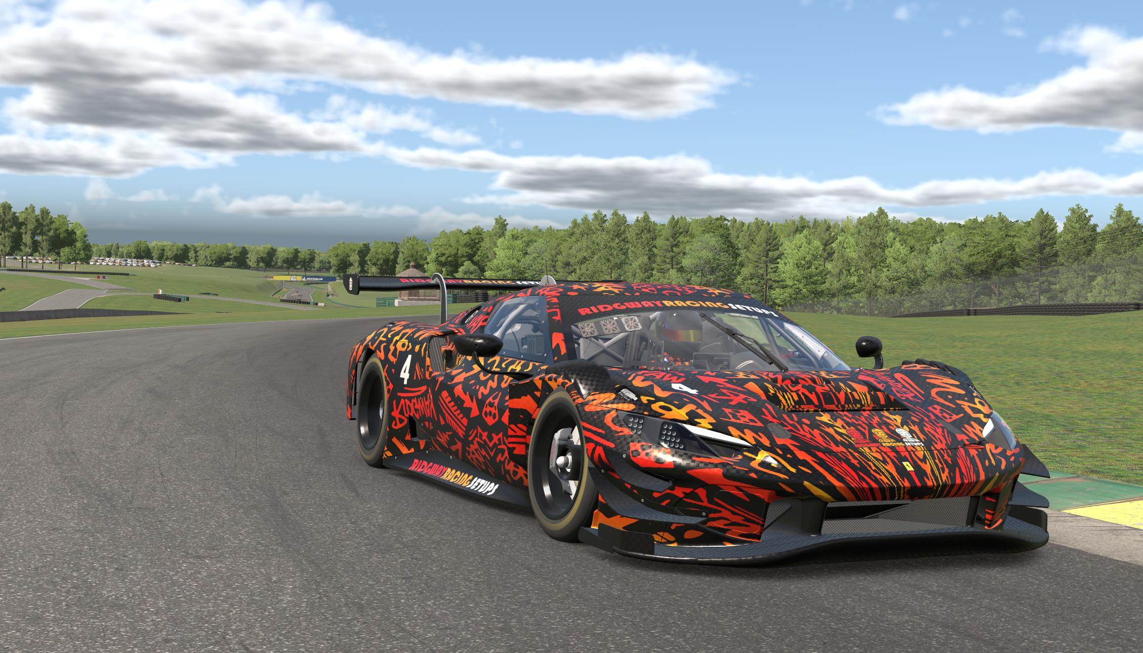 25S3 Ferrari GT3 Graffiti Flavor by Robert Ridgway - Trading Paints