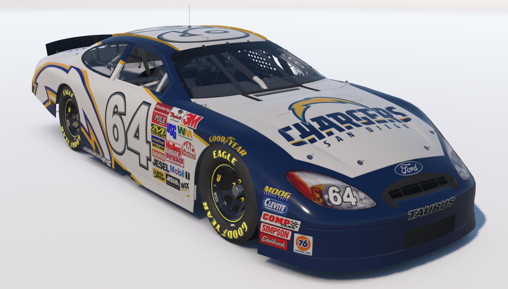 San Diego Chargers Throwback by Christopher A Green - Trading Paints