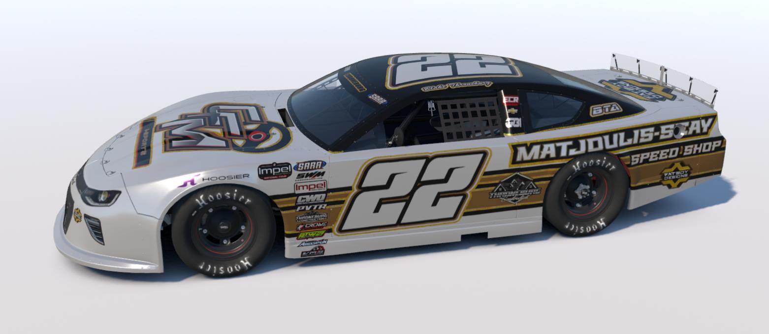 Blake Gold White Black Sara Super Late Model by Brant Mickel - Trading ...