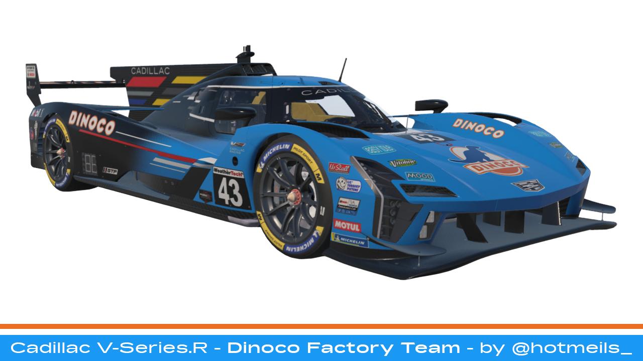 Dinoco Factory Team - IMSA Spec by Josemi Moronta - Trading Paints
