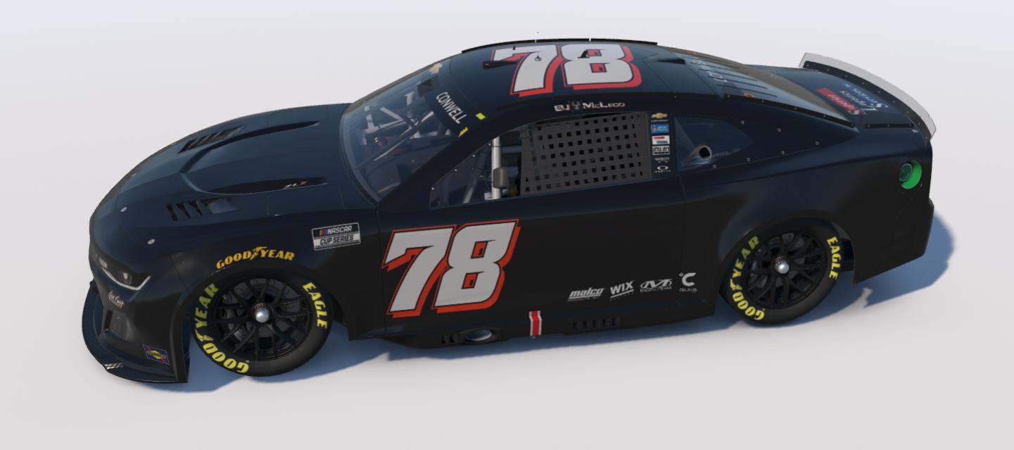 BJ McLeod #78 Live Fast by Stephen Conwell - Trading Paints
