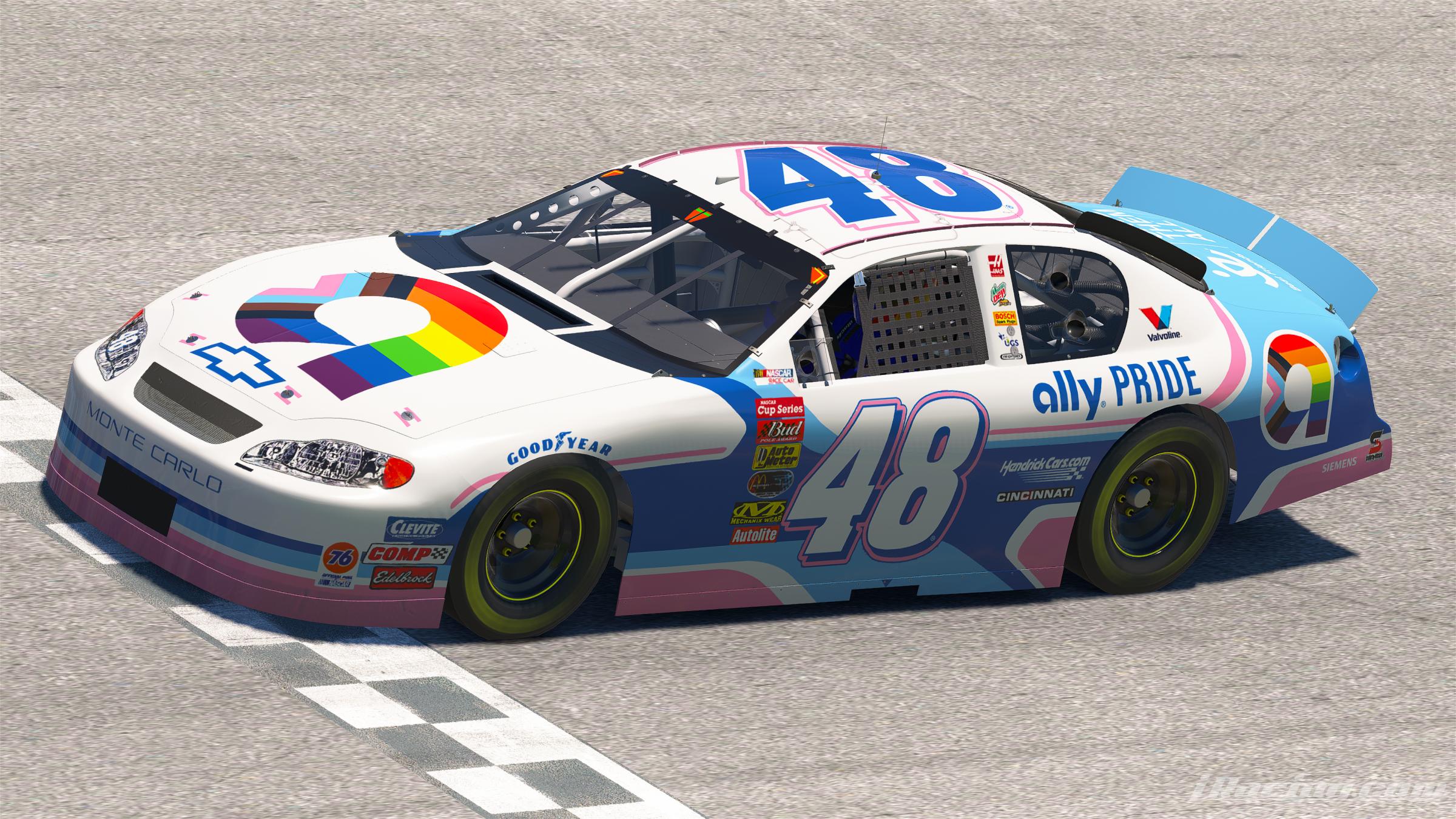 Ally LGBTQ Pride #48 Monte Carlo (Superspeedway) by Vincent Giacalone ...