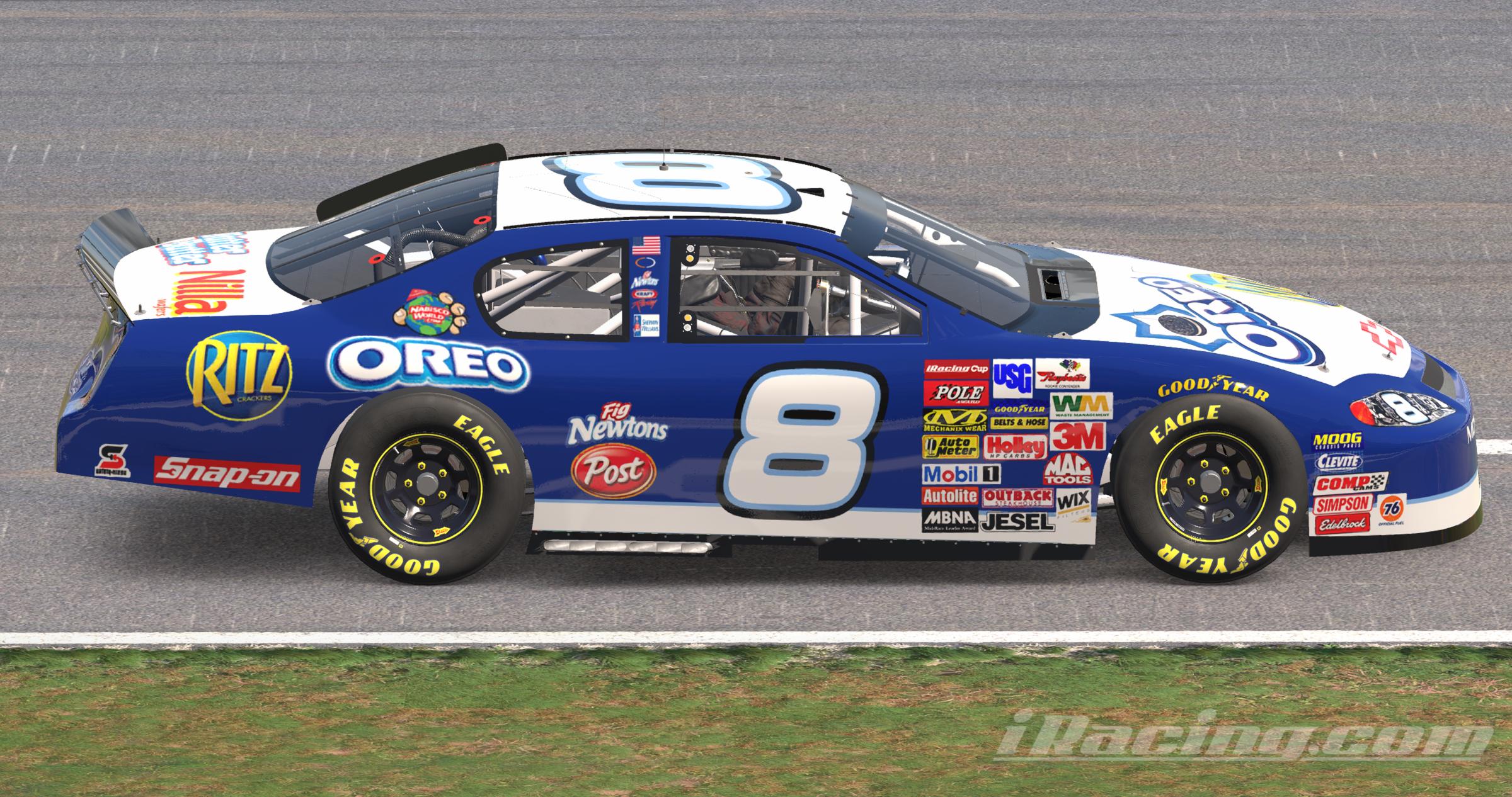 Dale Jr. 2004 Oreo Busch car at Daytona by Demarco Starks - Trading Paints