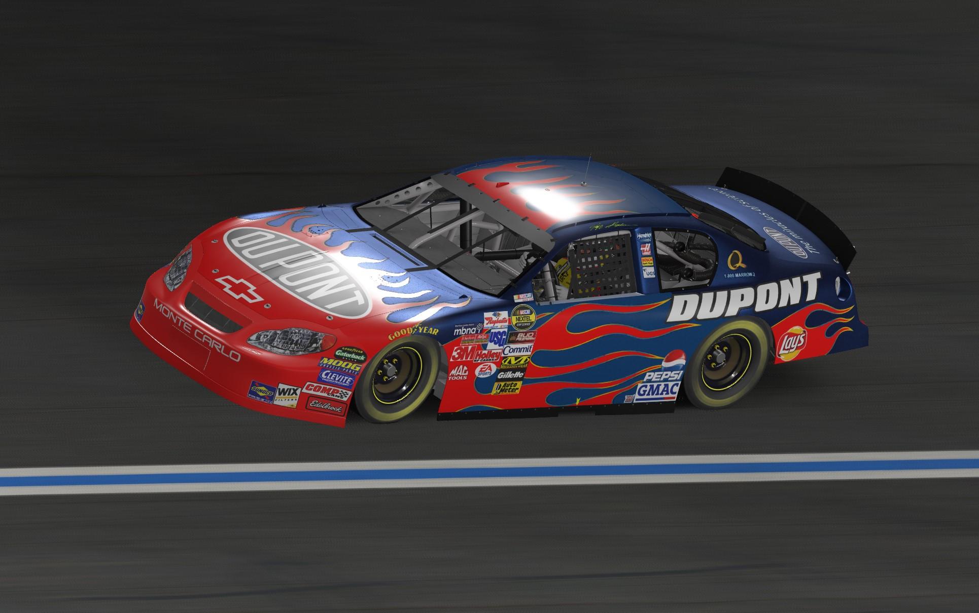 Jeff Gordon 2005 Dupont Chevrolet Monte Carlo Sim Stamp by Tyler Head ...