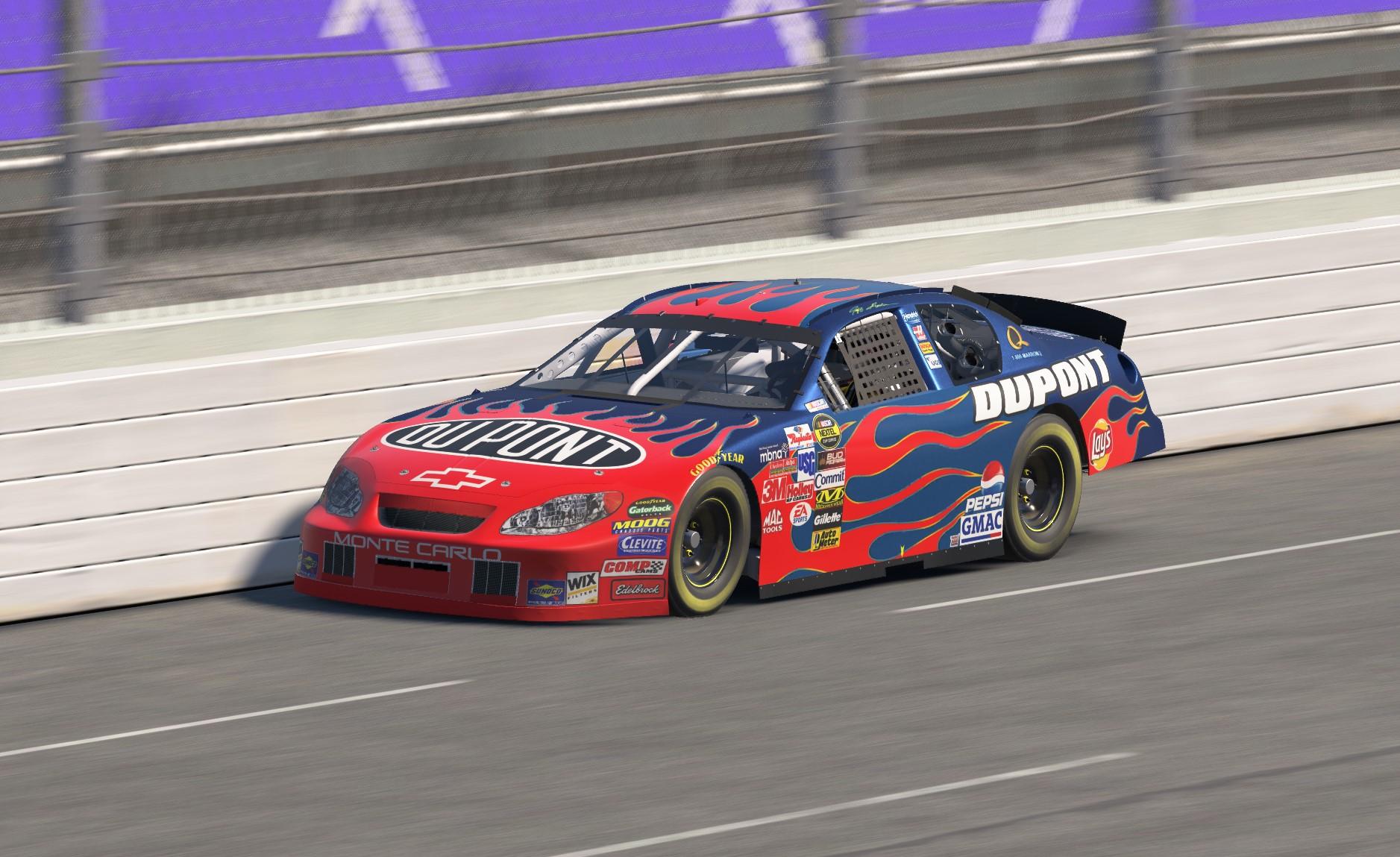 Jeff Gordon 2005 Dupont Chevrolet Monte Carlo Sim Stamp by Tyler Head ...