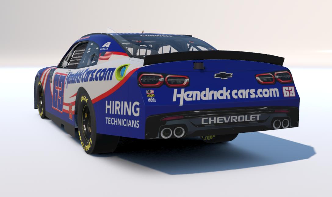 Rylan Lowder #63 Hendrickcars.com by Stephen Conwell - Trading Paints