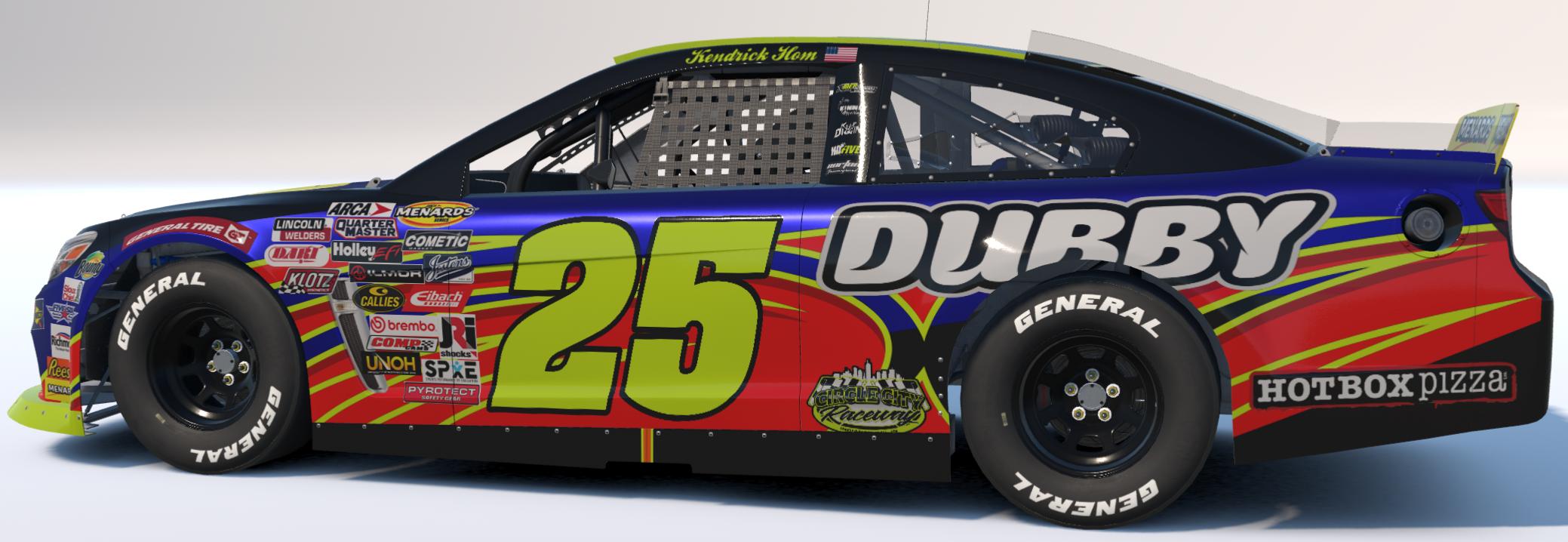 My #25 Chevy ARCA SS Dubby Scheme by Kendrick Hom - Trading Paints
