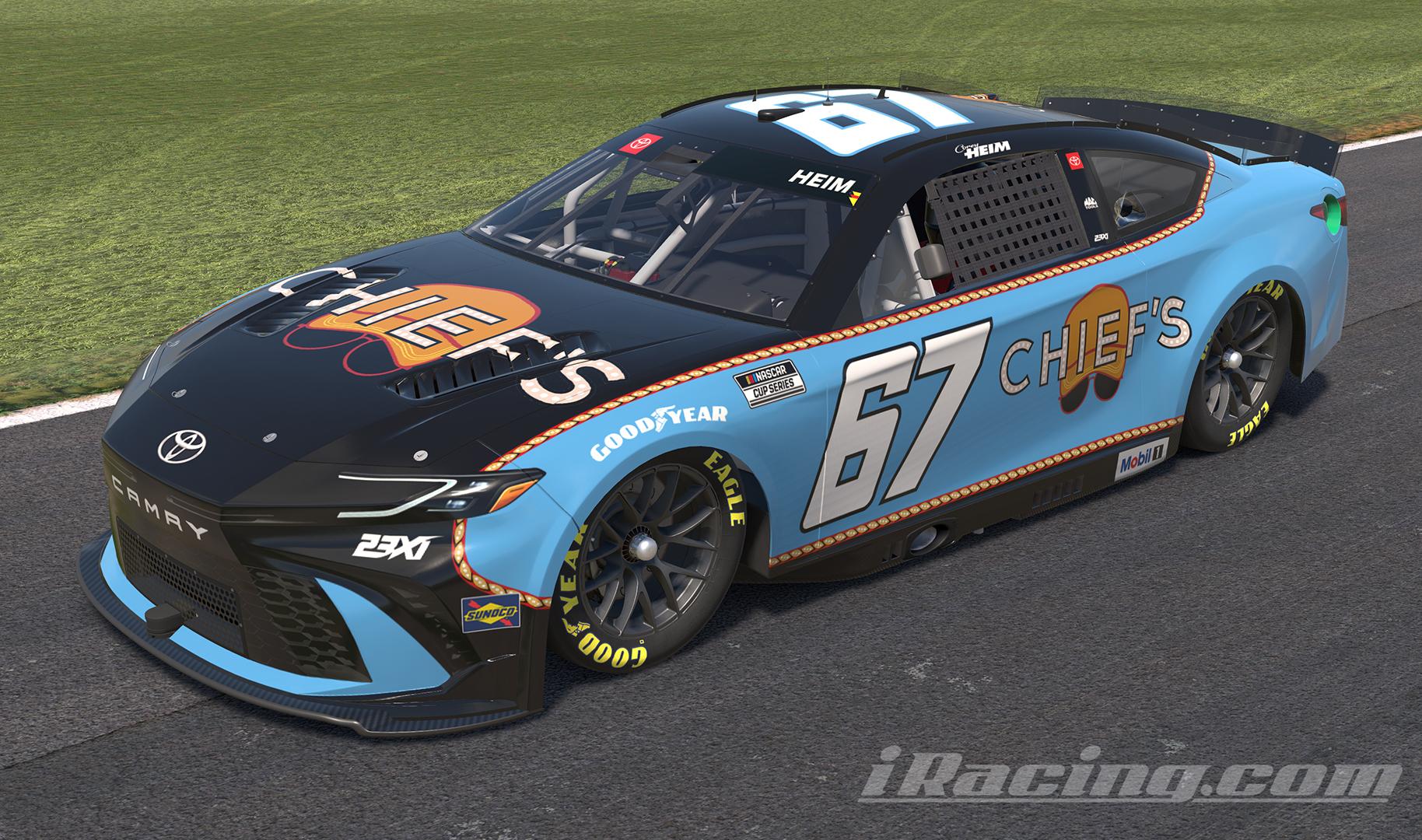 2025 67 Corey Heim Chiefs Toyota by Michael DiPasquale - Trading Paints