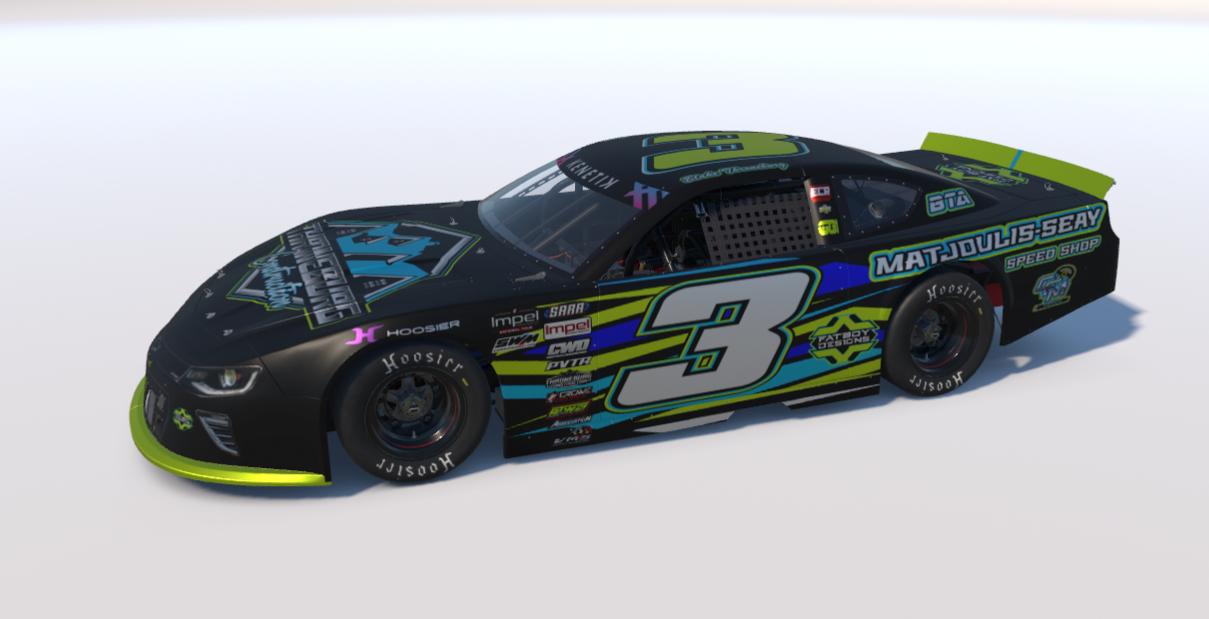 Blake black yellow blue LM Stock by Brant Mickel - Trading Paints