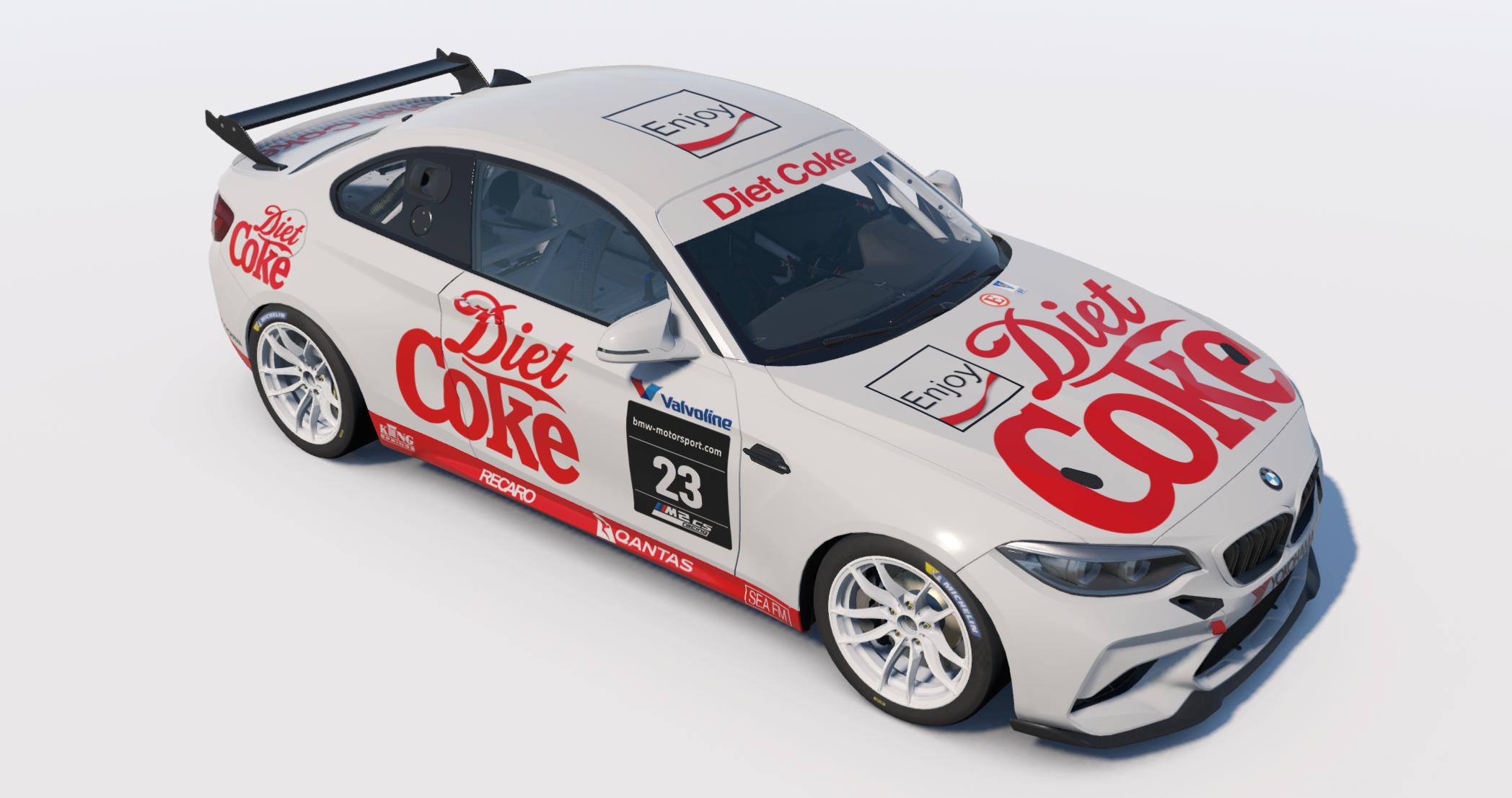 BMW M2 Paul Morris 1994 Diet Coke livery by Greg Barton - Trading Paints