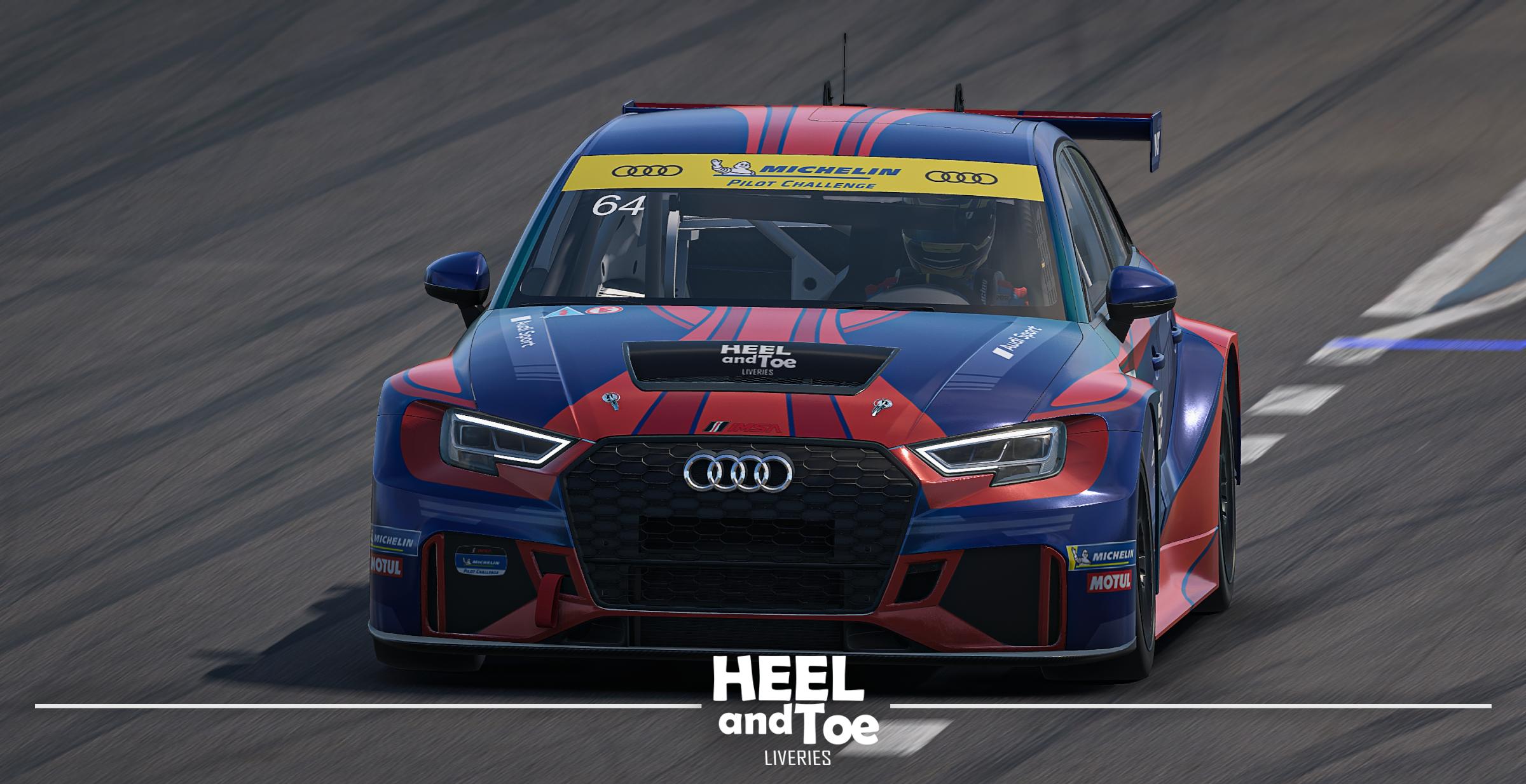 Heel & Toe Liveries - Audi RS3 TCR by Jai L. - Trading Paints