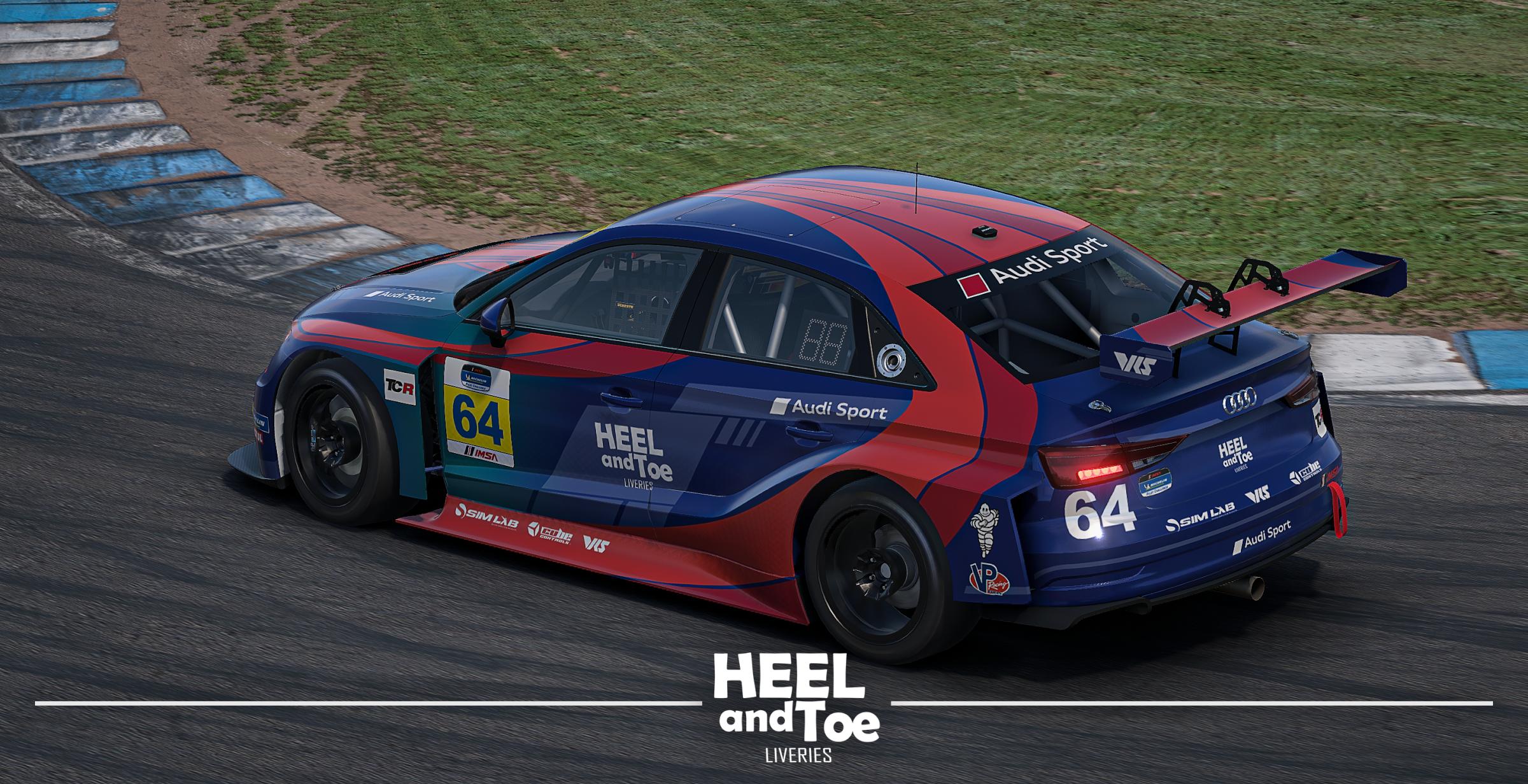 Heel & Toe Liveries - Audi RS3 TCR by Jai L. - Trading Paints