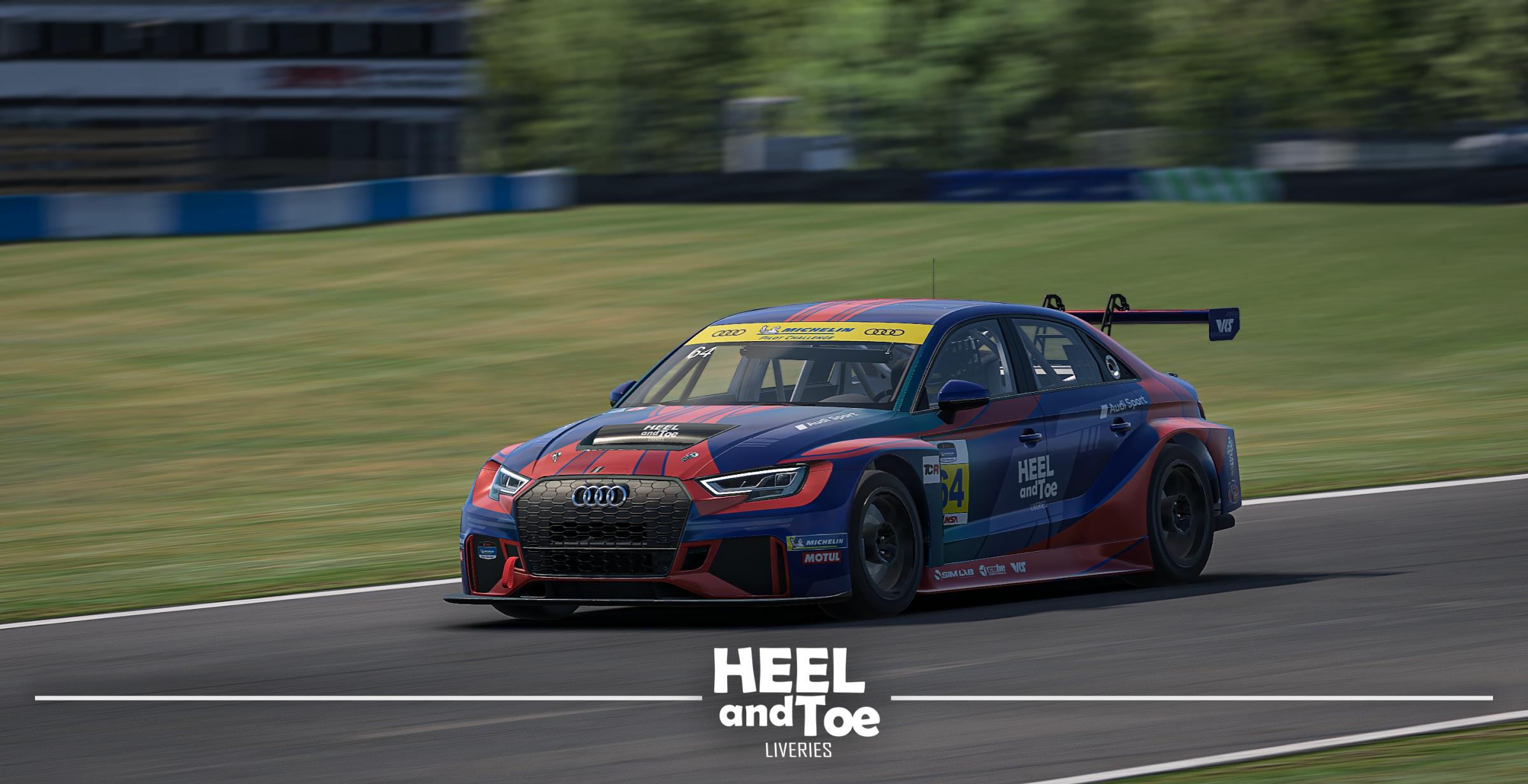 Heel & Toe Liveries - Audi RS3 TCR by Jai L. - Trading Paints