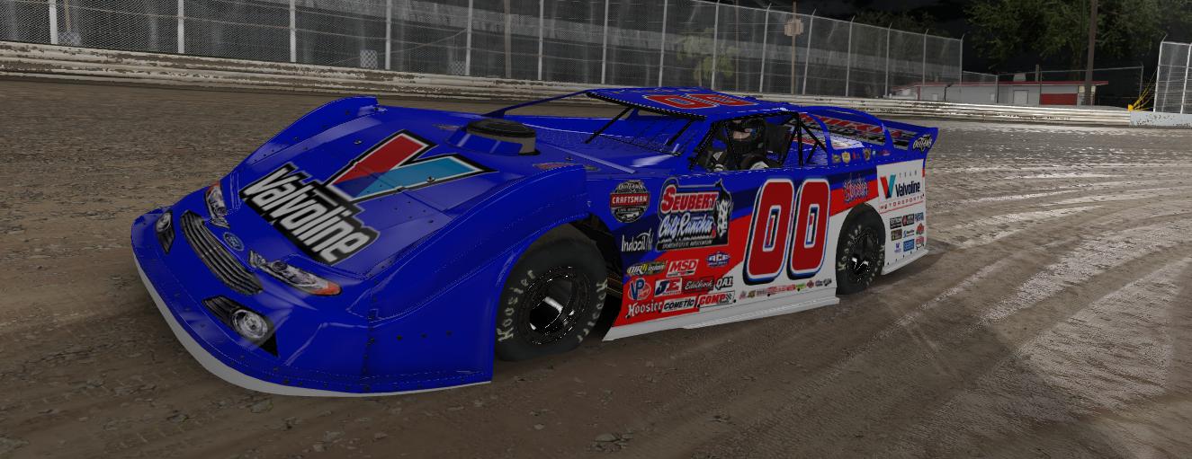 Dirt Late Model rocket chassis by Tony Gray - Trading Paints