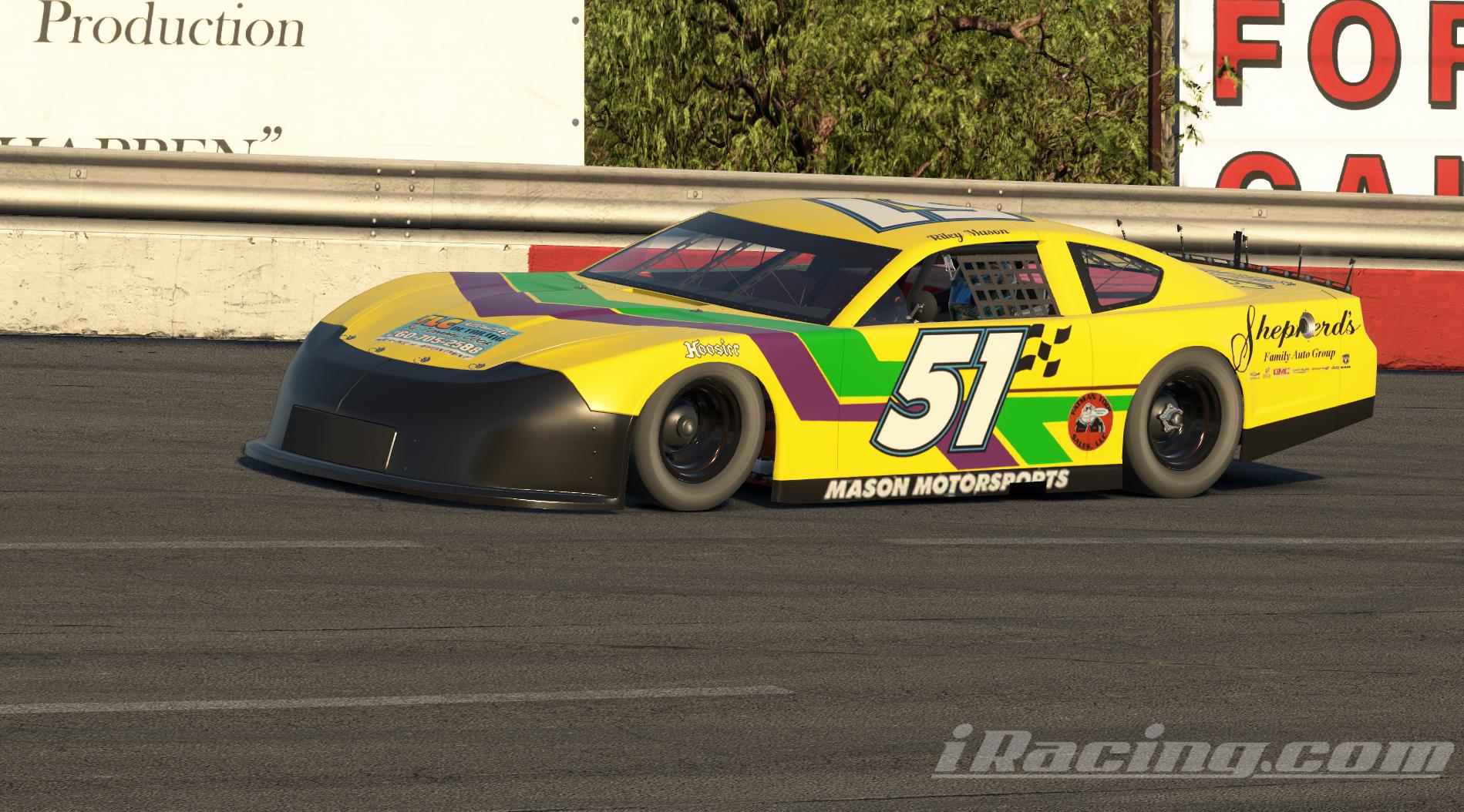 Riley Mason late model by Chandler Hutchins - Trading Paints