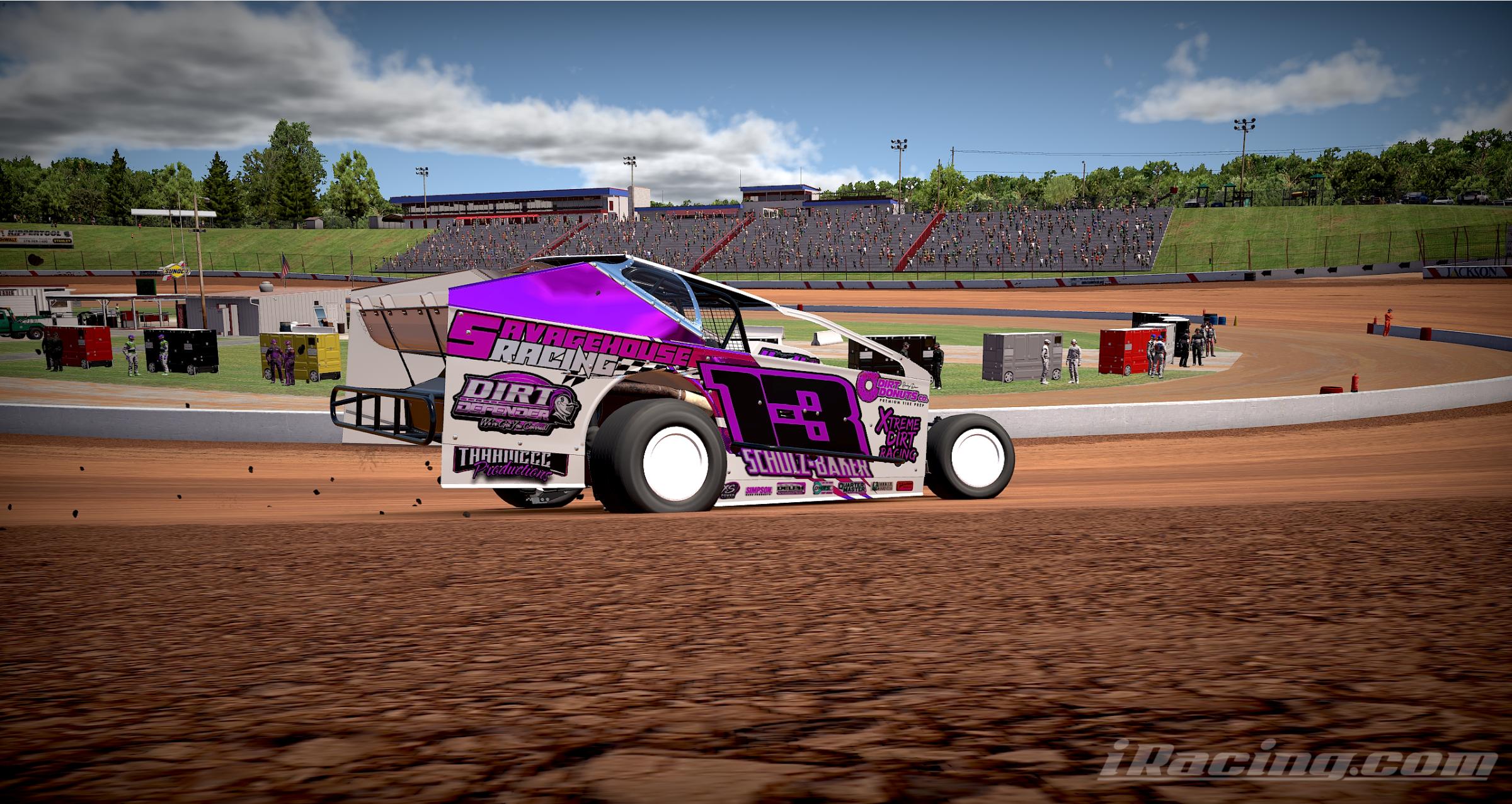 RYAN SCHULZ PURPLE BIG BLOCK #13 by Albert L. - Trading Paints