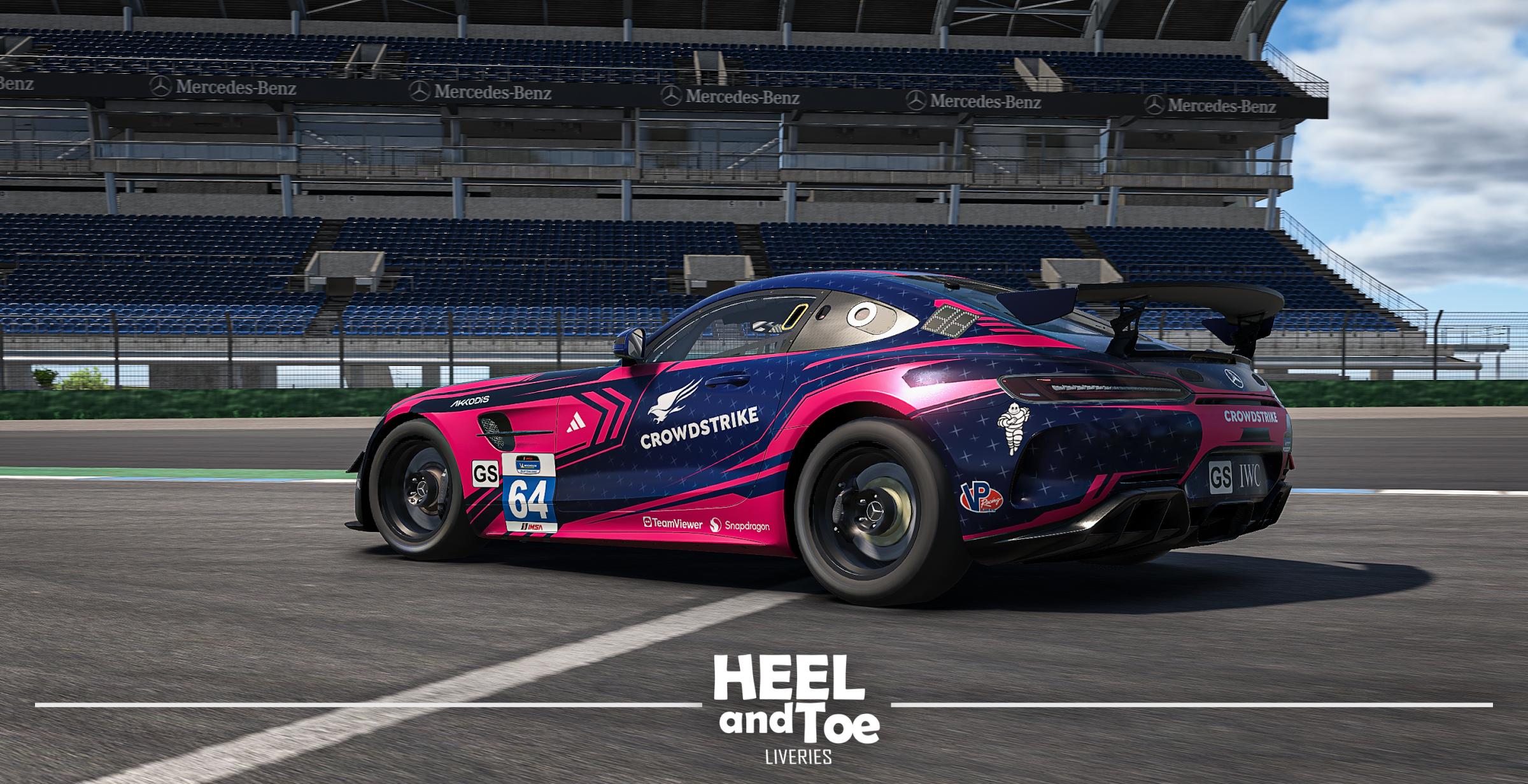 Crowdstrike Mercedes-AMG GT4 by Jai L. - Trading Paints