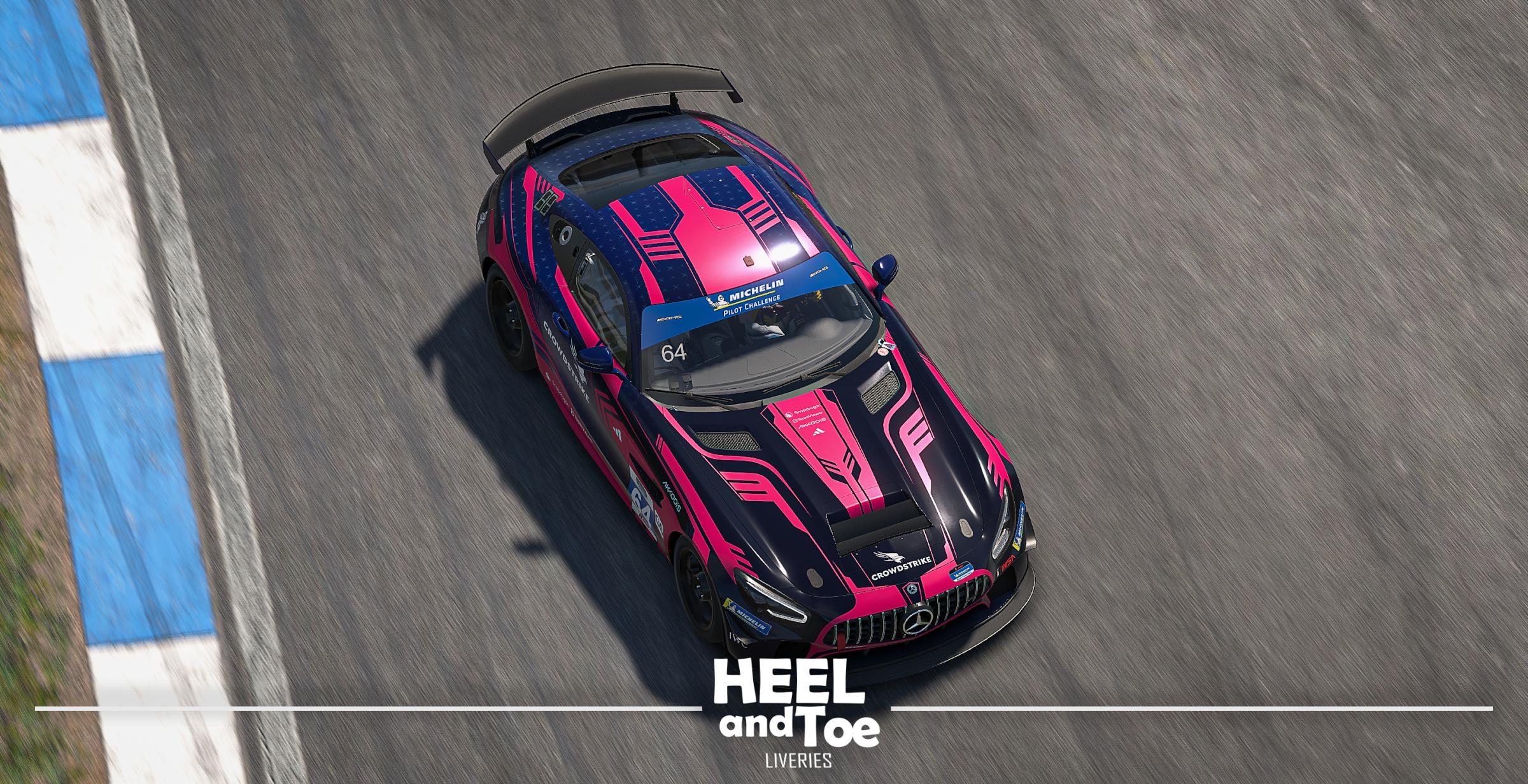Crowdstrike Mercedes-AMG GT4 by Jai L. - Trading Paints