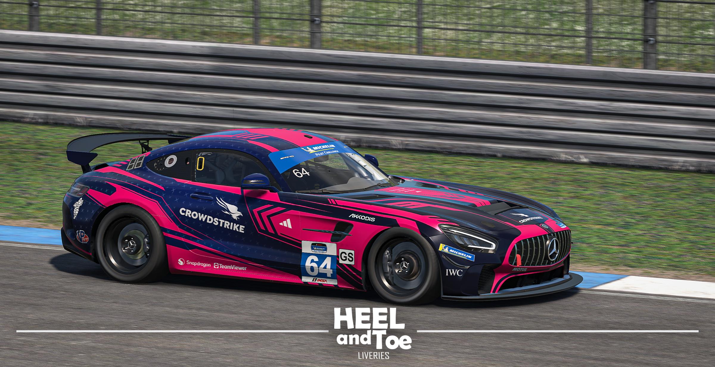 Crowdstrike Mercedes-AMG GT4 by Jai L. - Trading Paints