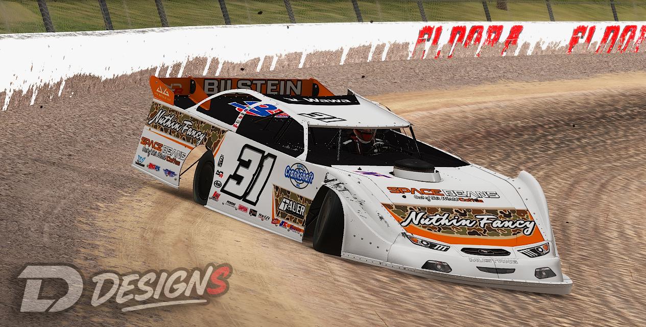 Nuthin Fancy Dirt Late Model by Derek Lemke - Trading Paints