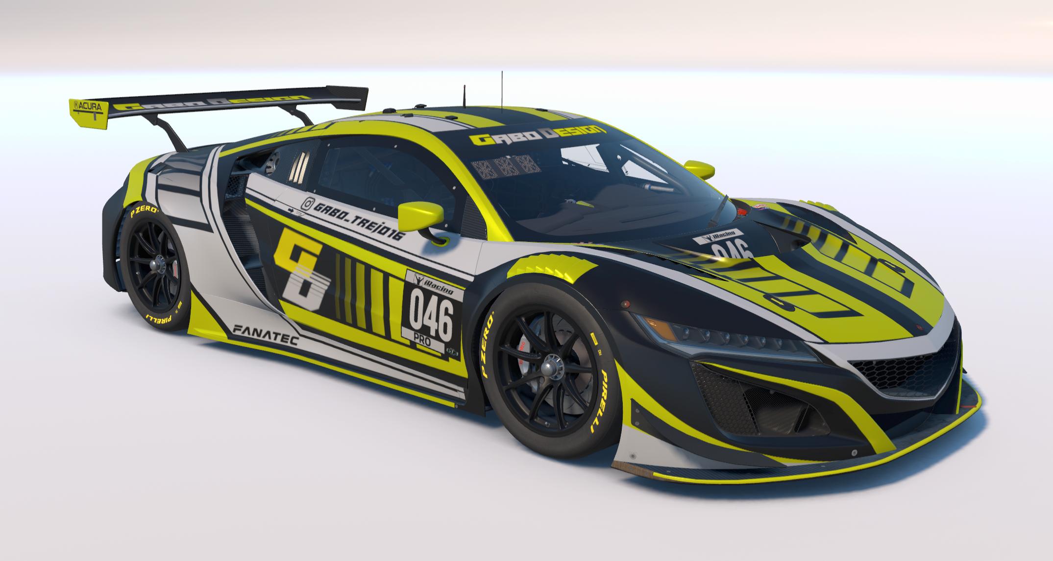 Gabo Design Motorsport Acura Gt3 by Gabriel Trejo C. - Trading Paints