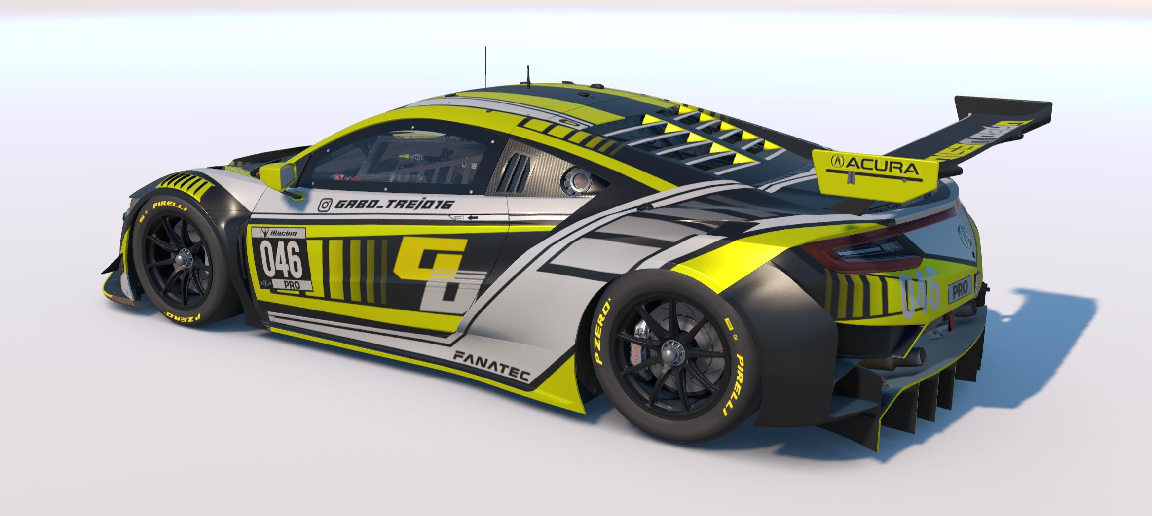 Gabo Design Motorsport Acura Gt3 by Gabriel Trejo C. - Trading Paints