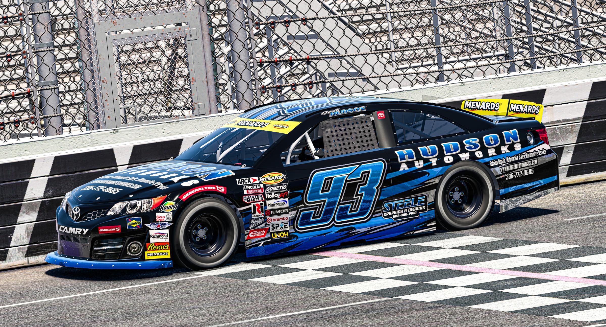 Josh Hudson-#93 by Michael J. Steele - Trading Paints