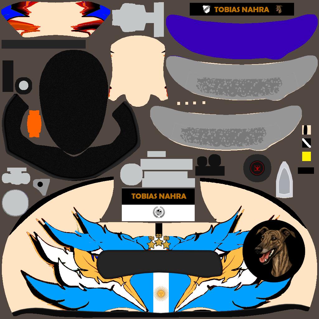 Helmet MIO 8 by Tobias Nahra - Trading Paints