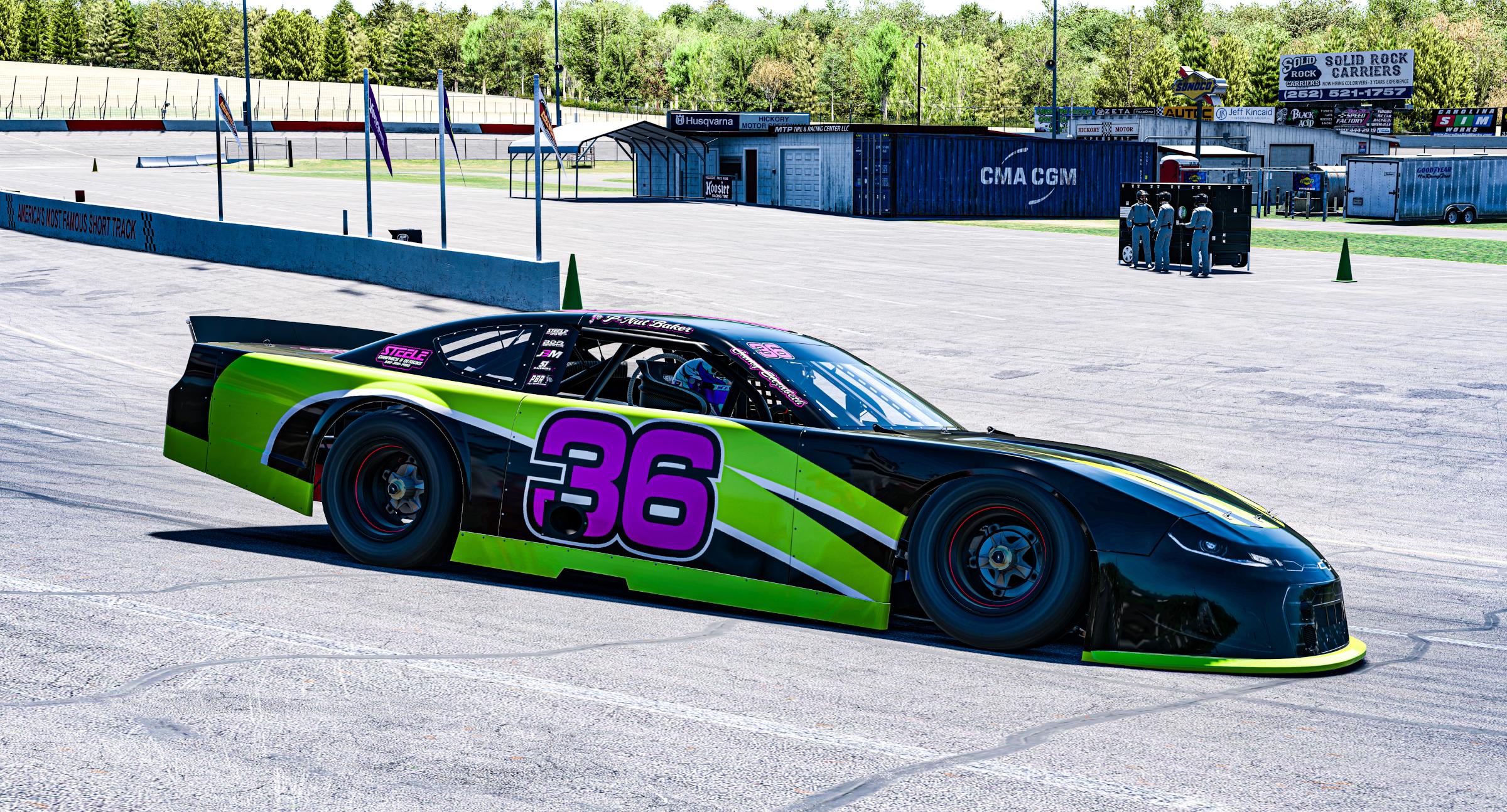 Adam Baker-#36 by Michael J. Steele - Trading Paints