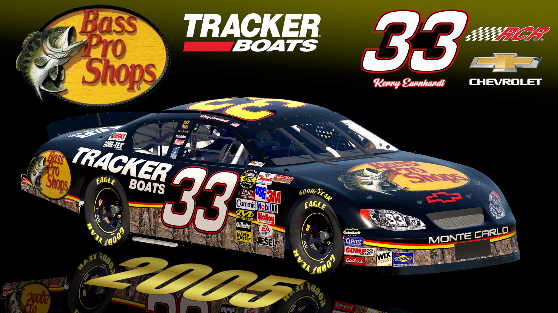 2005 #33 Kerry Earnhardt Bass Pro Shops Tracker Boats Chevrolet Monte ...